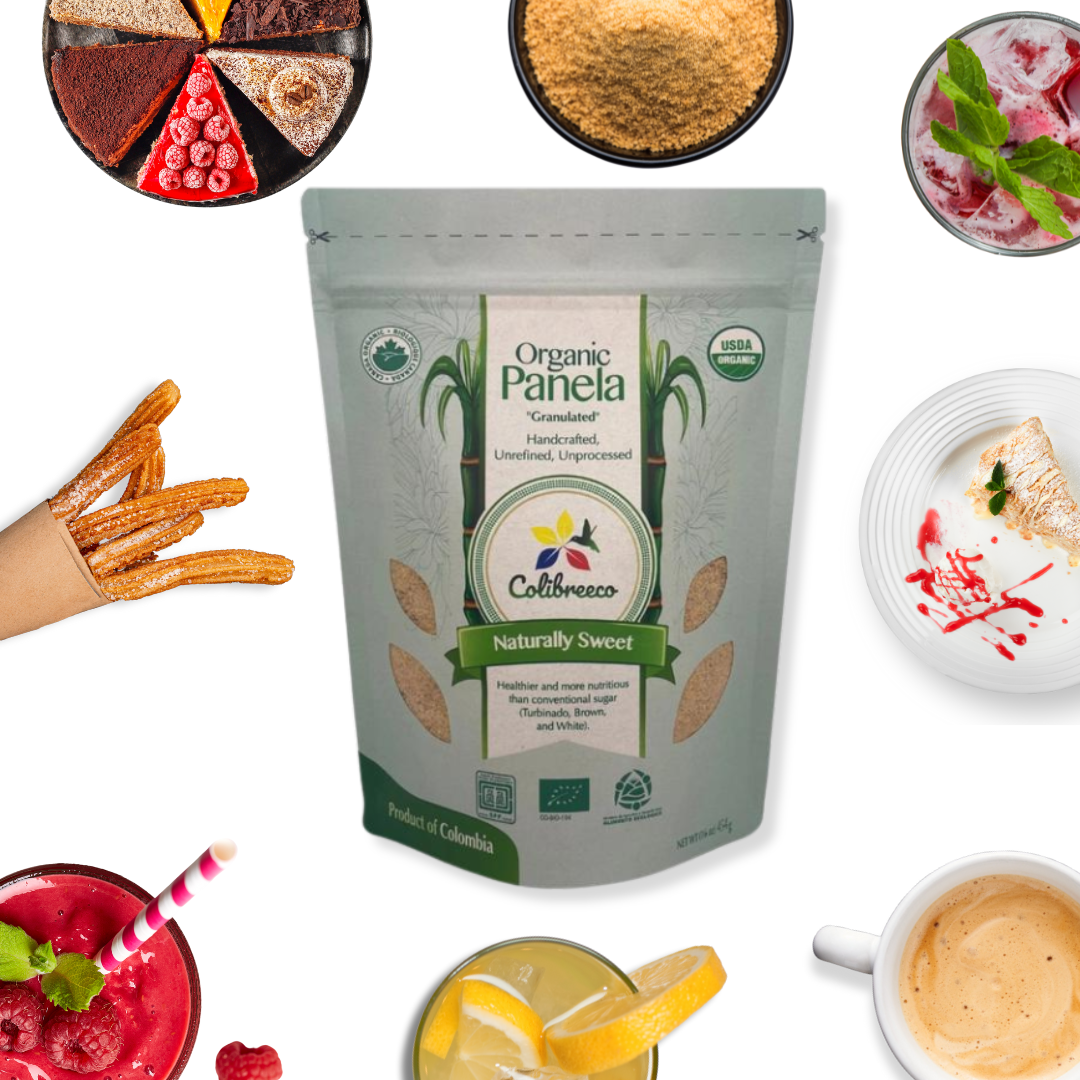 Organic Panela Sugar, USDA ORGANIC, Unrefined and Powdered – Colibreeco LLC