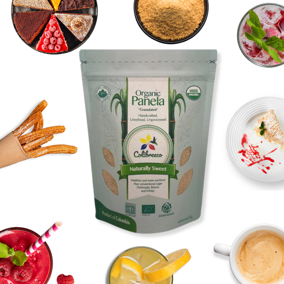 Organic Panela Sugar, USDA ORGANIC, Unrefined and Powdered – Colibreeco LLC